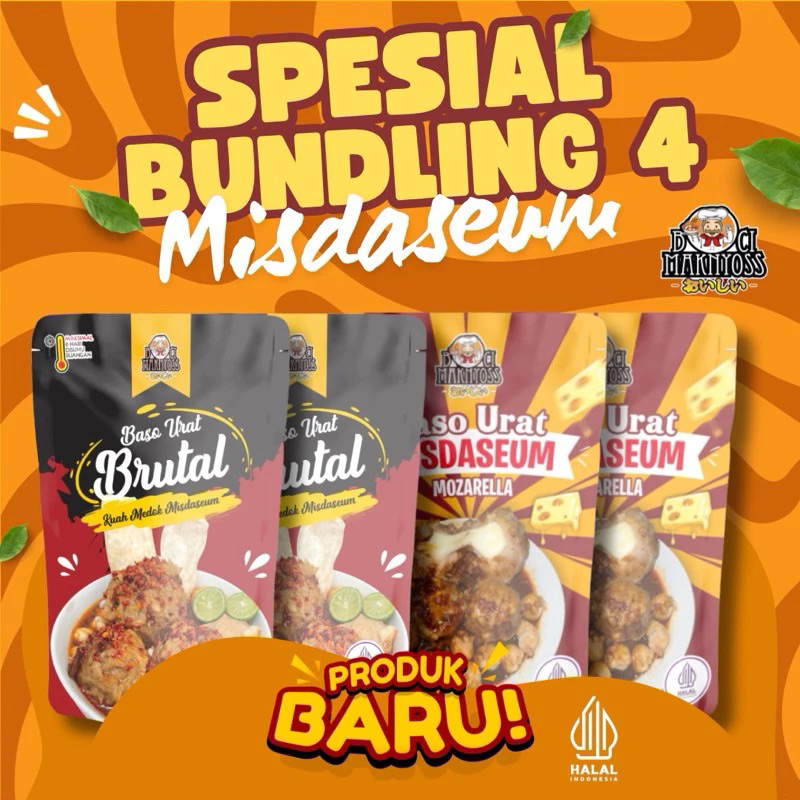 Jual BUNDLING 4 ZaTal BASO URAT ( 2 brutal misdaseum, 2 baso urat moza ...