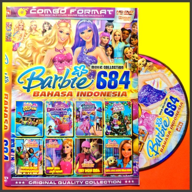 Jual Kaset Film Kartun Anak Koleksi Barbie Edisi Bahasa Indonesia Vol ...