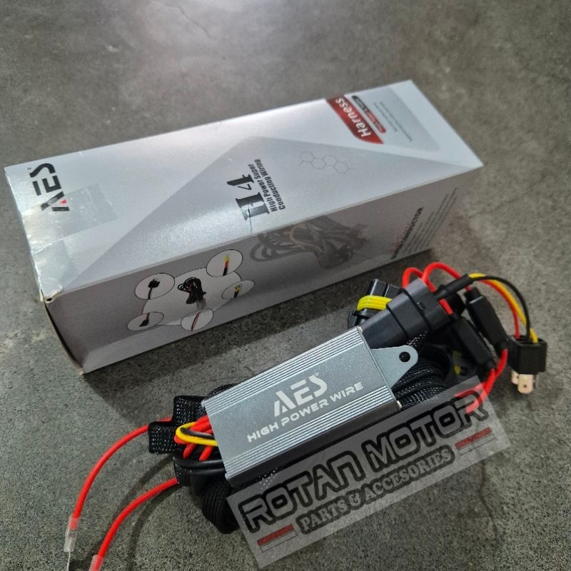 Jual KABEL SET RELAY BILED AES / UPS WAYMAKER HIGH POWER 300W Soket H4 ...