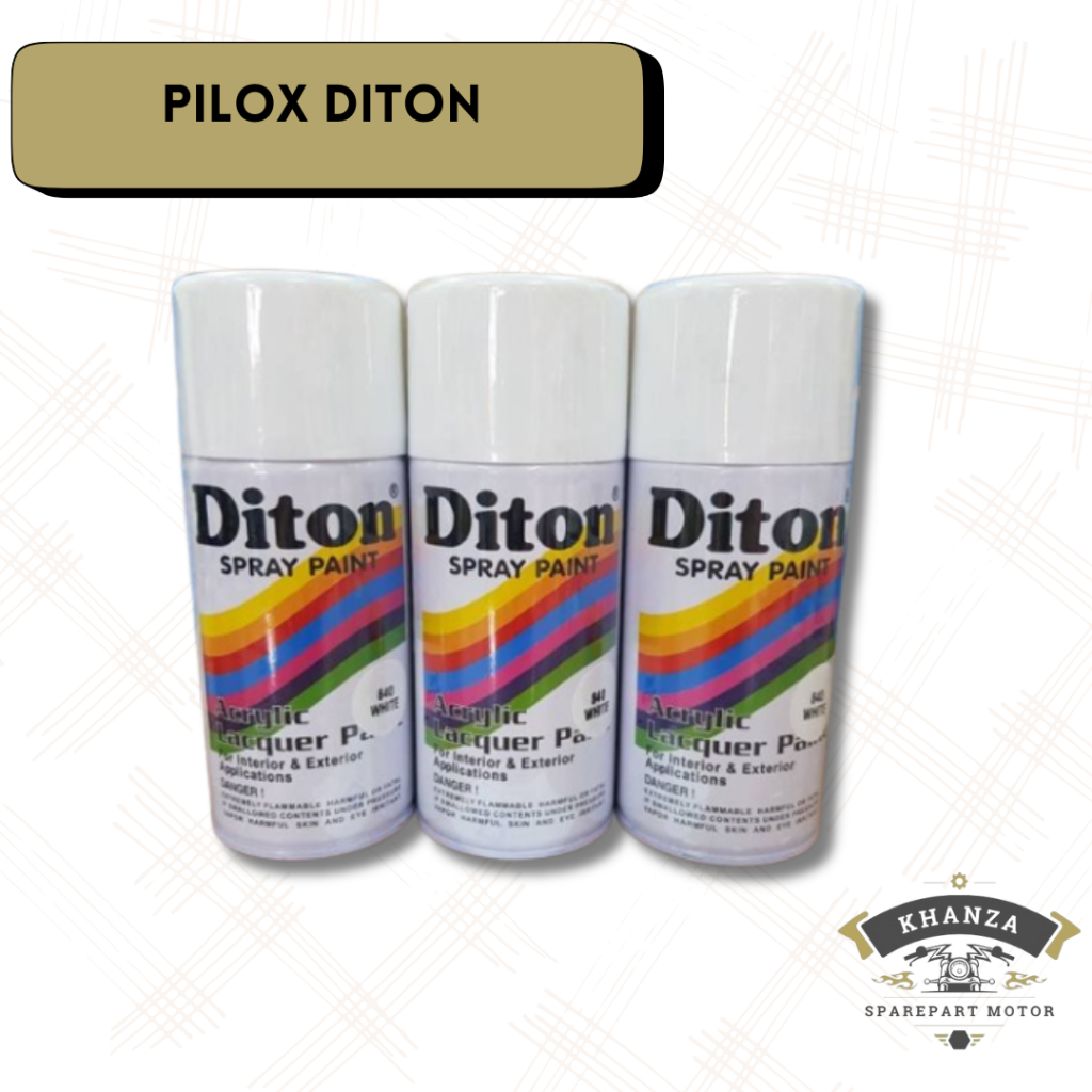 Jual DITON Pilok || Pilox Spray Paint Aquelic Interior & Exterior ...