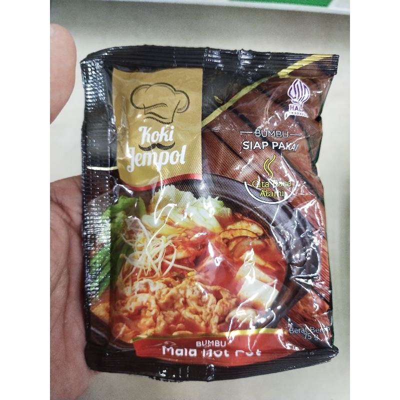Jual Koki Jempol Bumbu Mala Hot Pot 75gr | Shopee Indonesia