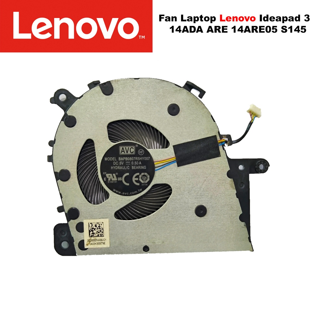 Jual Fan Kipas Laptop Lenovo Ideapad 3 14ADA ARE 14ARE05 S145 Original ...