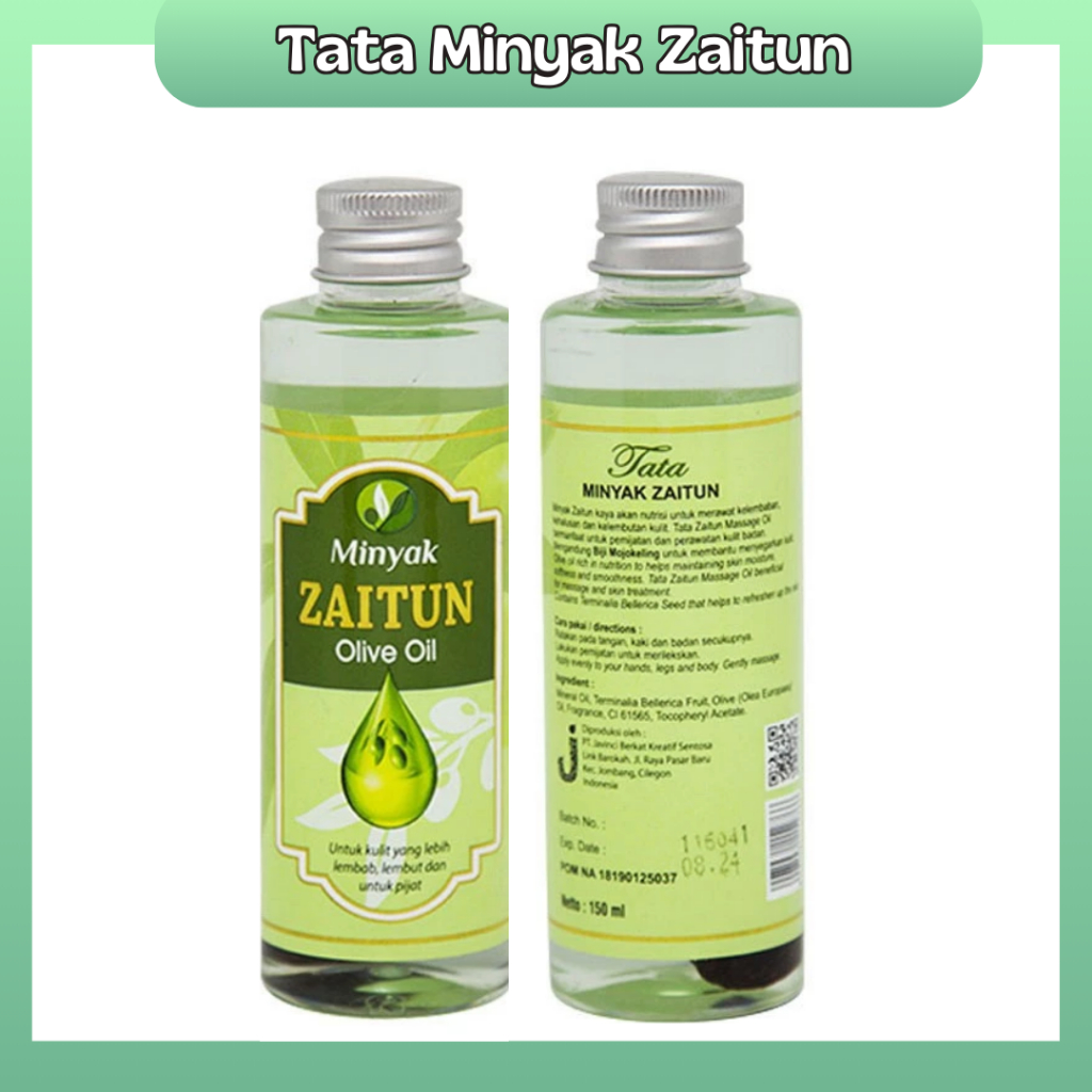 Jual Tata Minyak Zaitun 150ml/Olive Oil | Shopee Indonesia