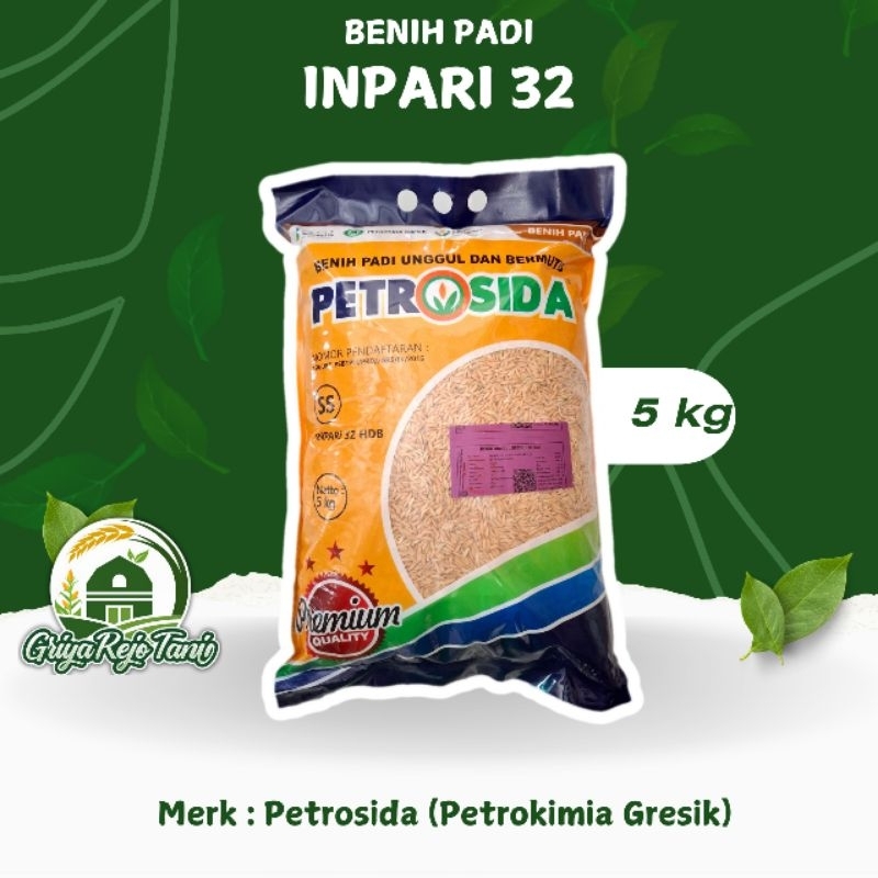Jual Benih Padi INPARI 32 HDB - Petrosida (Petrokimia Gresik) 5kg | Shopee Indonesia