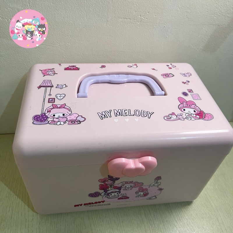 Jual MINISO X SANRIO multipurpose plastic storage tool box kotak ...