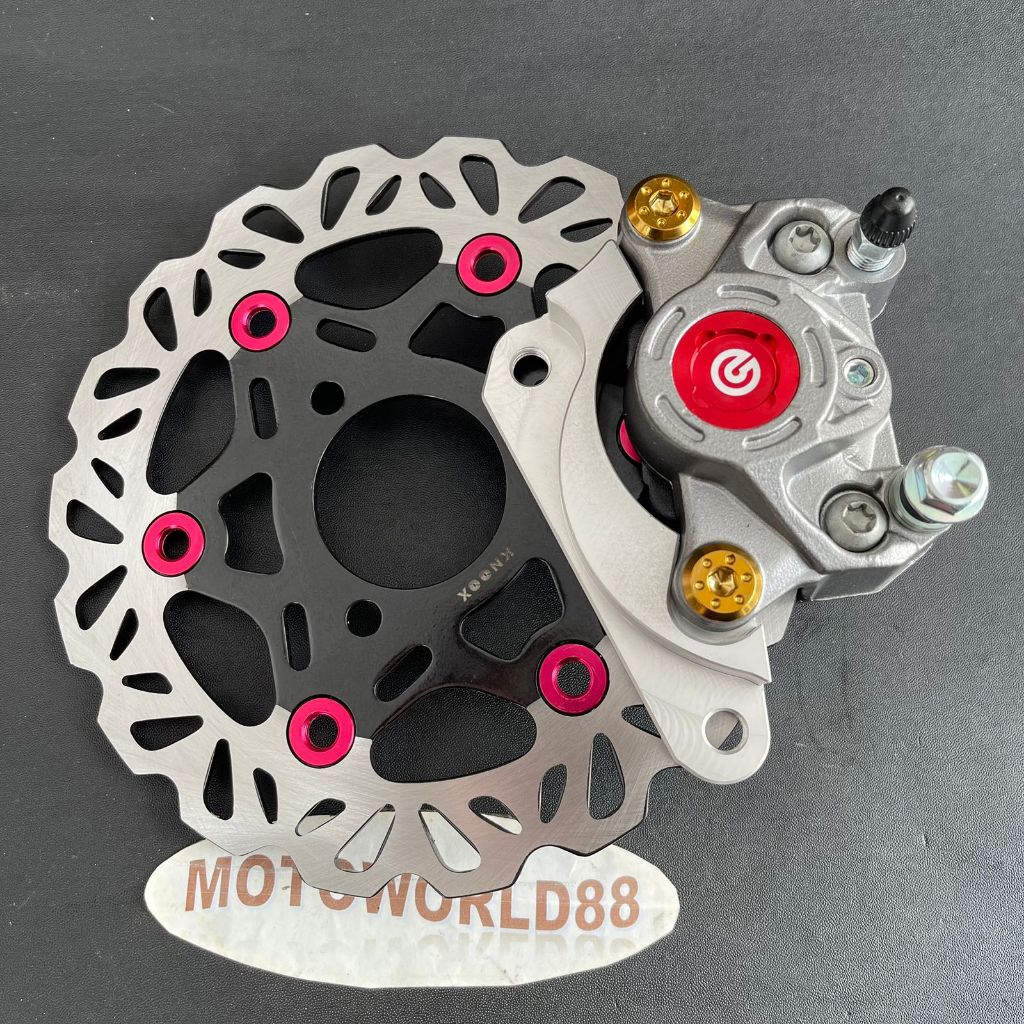 Jual PIRINGAN DISC CAKRAM + KALIPER COIN 2PITON + BREKET 200 1PAKET MIO ...