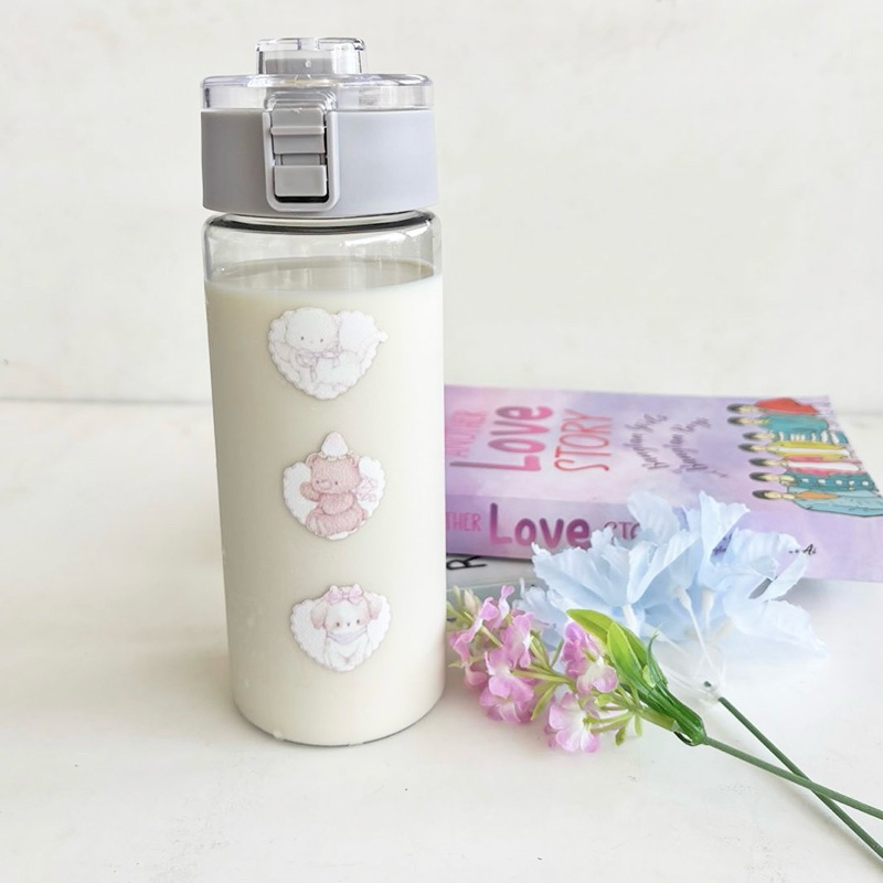 Jual Mocorie - Coquette Bear Plastic Water Bottle / Botol Plastik Air ...