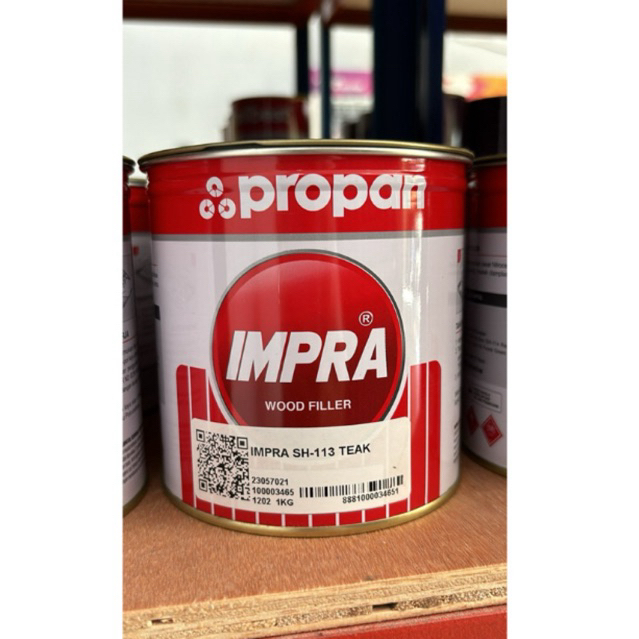 Jual Impra Wood Filler SH-113 Teak // Woodfiller Impra SH-113 Teak 1 kg ...