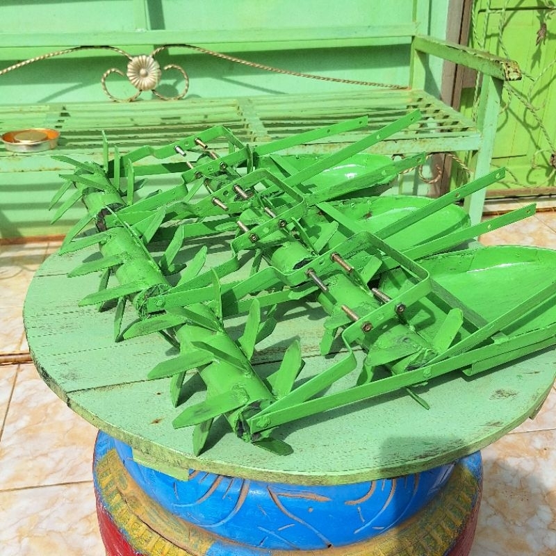 Jual Osrok / odrok / gosrok padi tanpa gagang 16cm garisan 25 | Shopee ...