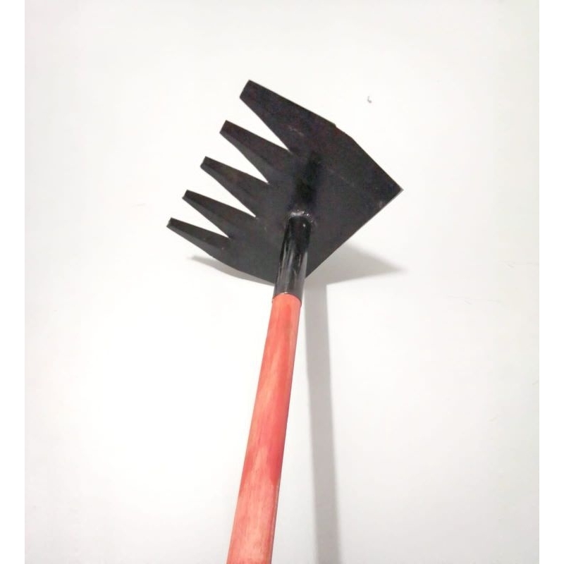 Jual Garu Cangkul / Garu Pacul Damkar dengan gagang kayu / rotan garu ...