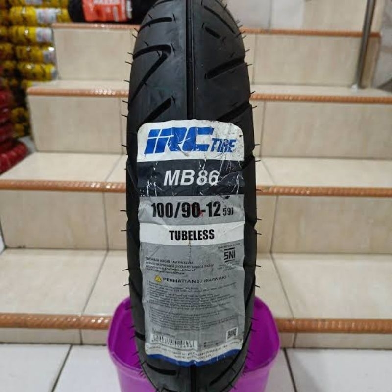Jual Ban IRC 100/90-12 MB86 Tubeless Ban Depan Scoopy | Shopee Indonesia