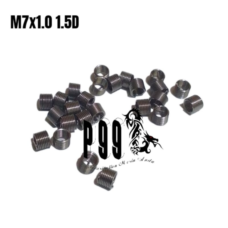 Jual Recoil M7 x 1.0 Rekoil M7x1 Helicoil Drat Baut Kunci 11 Type 1.5D ...