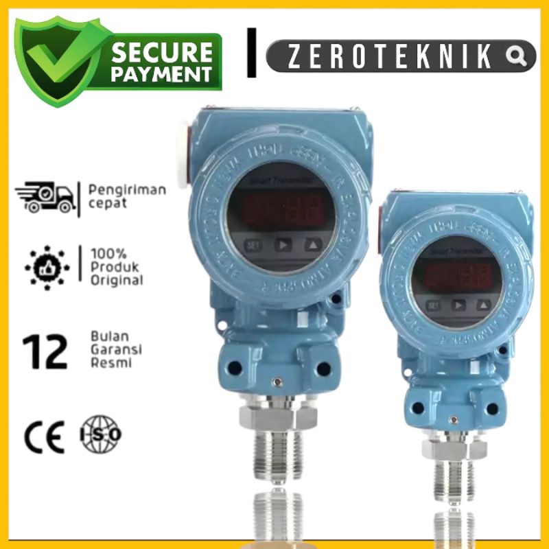 Jual Digital Pressure Transmitter 0 - 60 MPA 600Bar LCD 4-20Ma Sensor ...