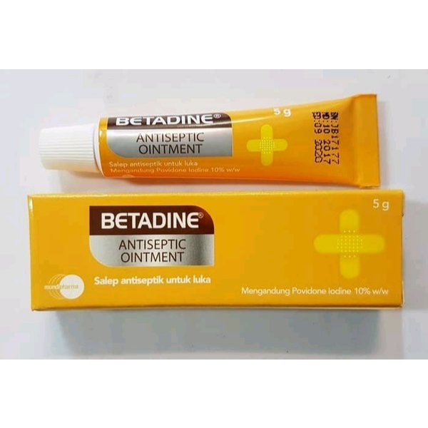 Jual Betadine Salep Tube 5 Gram | Shopee Indonesia