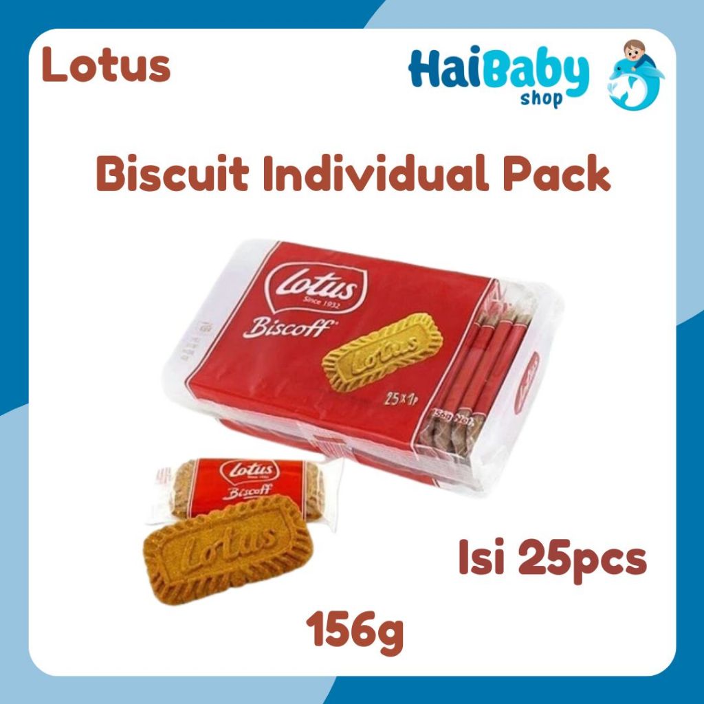 Jual Lotus Biscoff Caramelized Biscuit Individual Pack 156gr isi 25 pcs ...