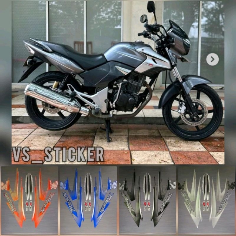 Jual STRIPING LIST STANDART MOTOR HONDA TIGER REVO 2009 MERAH BIRU ...