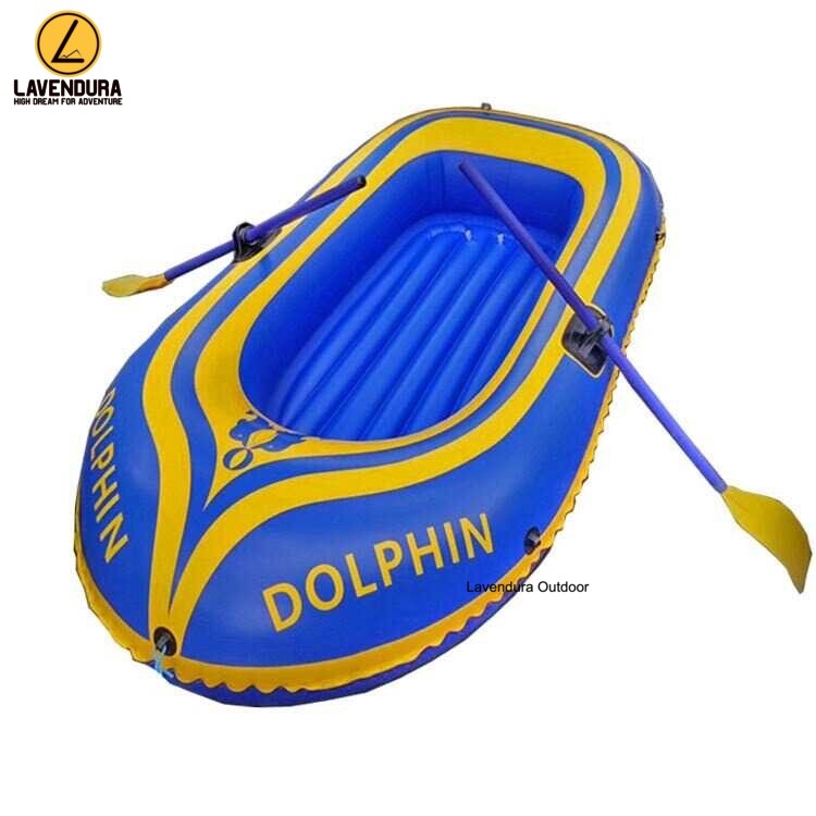 Jual Perahu Karet Inflatable Boat 2 Orang Blue Perahu Karet Mancing ...