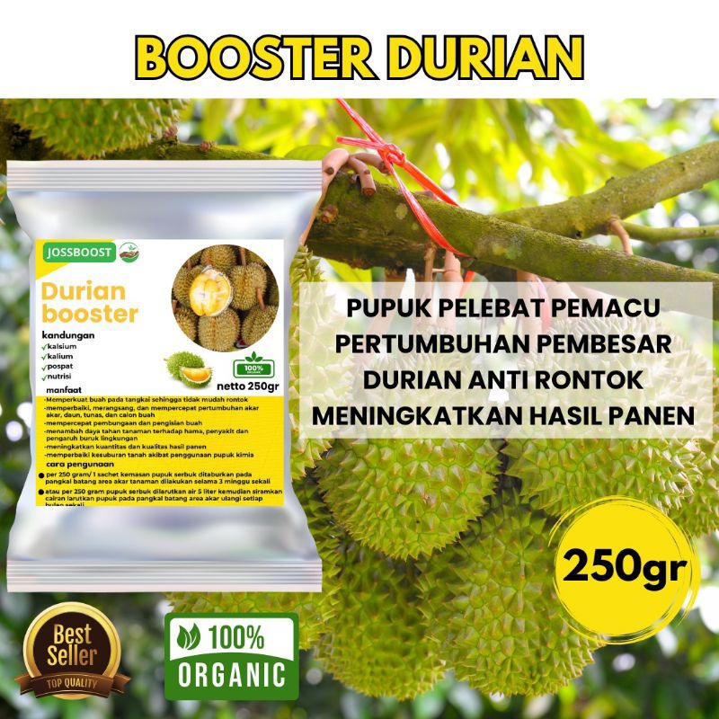 Jual Pupuk Booster Durian Organik Pemicu Cepat Berbuah Lebat Besar dan Manis | Shopee Indonesia