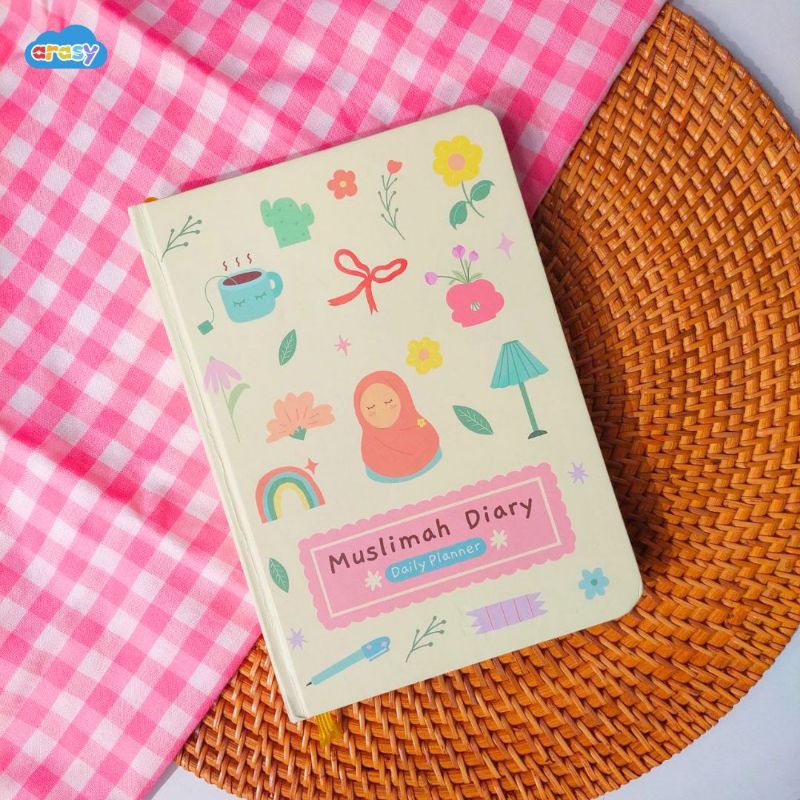 Jual [ARASY] Muslimah Diary - Daily Planner | Buku Agenda 2025 | Buku ...