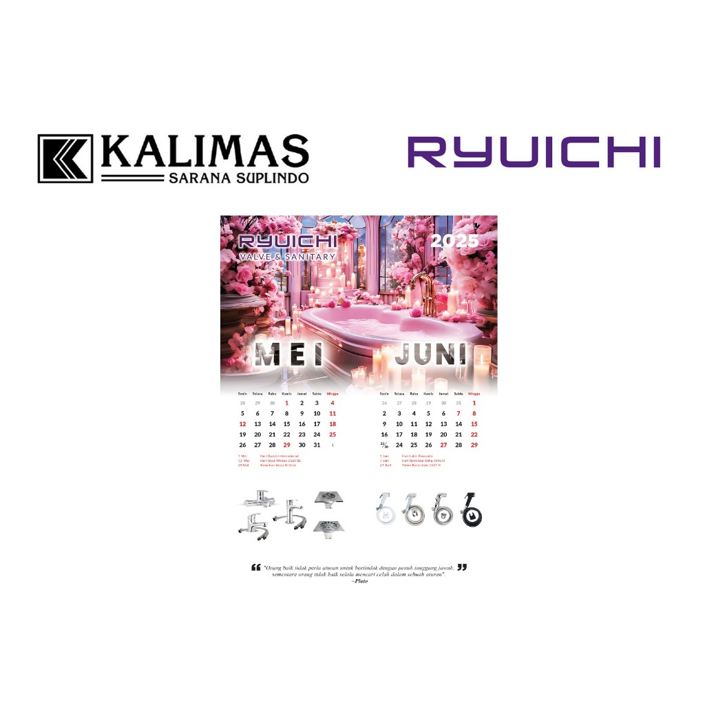 Jual Kalender Dinding 2025 Sangat Bagus, Besar & Tebal - Calendar ...