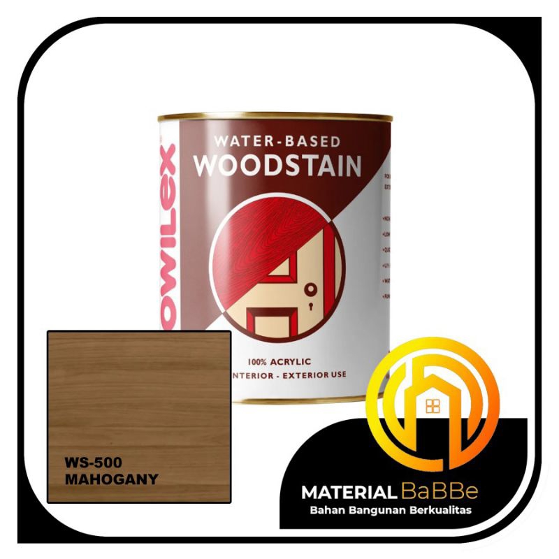 Jual Mowilex Woodstain WS-500 Mahogany 1 Kg | Cat Plitur Politur Kayu ...