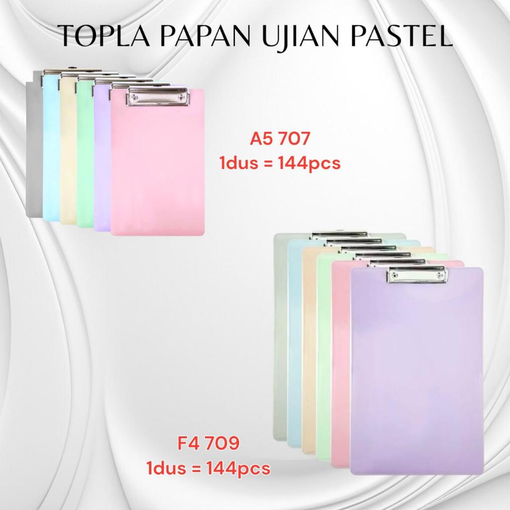 Jual TOPLA CLIBOARD / PAPAN UJIAN CLIP / PAPAN JALAN UKURAN A5/F4 ...