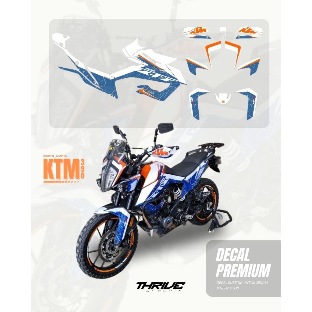 Jual Decal KTM 390 Adventure Premium | Shopee Indonesia