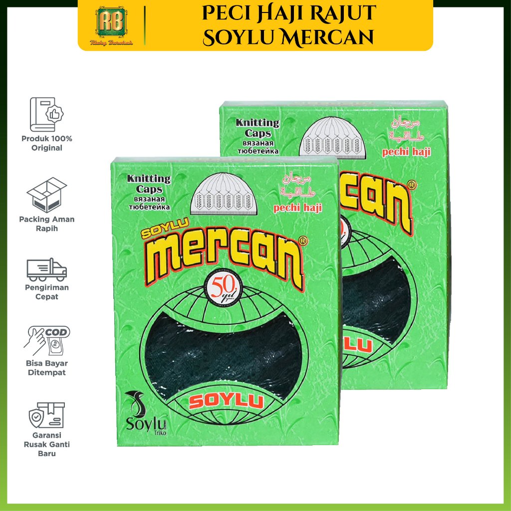 Jual Peci Haji Rajut Soylu Mercan Original Kualitas Premium Pechi ...
