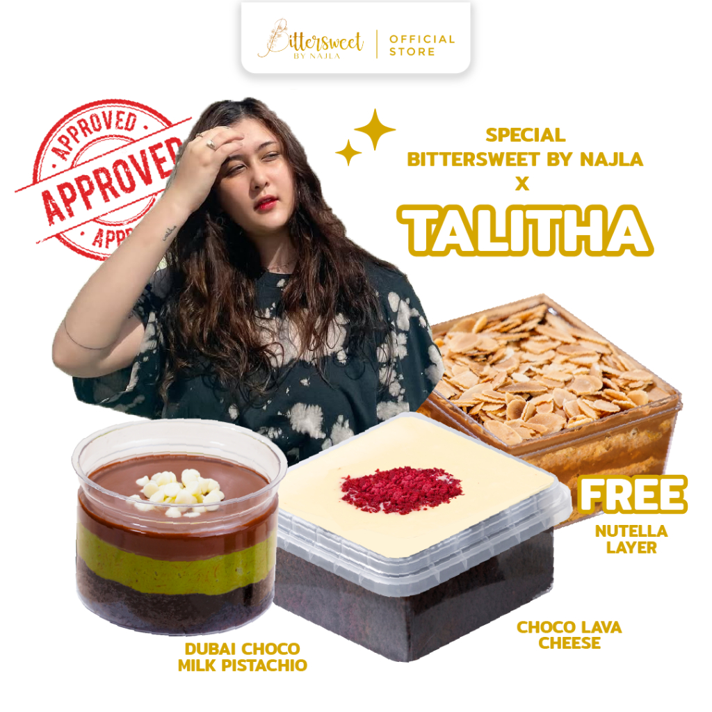 Jual [ TALITHA CURTIS APPROVED ] [ FREE Nutella Layer ] Dubai Choco ...