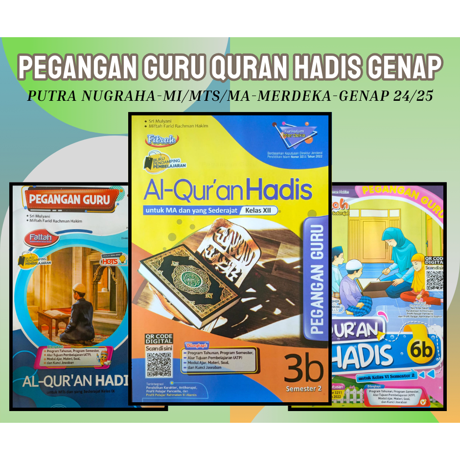 Jual Buku Pegangan Guru PG AL QURAN HADIS PUTRA NUGRAHA MI MTS MA Kelas 1 2 3 4 5 6 7 8 9 10 11 ...