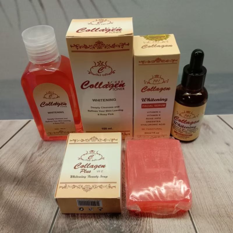 Jual PAKET COLLAGEN (SERUM701,TONER,SABUN) | Shopee Indonesia