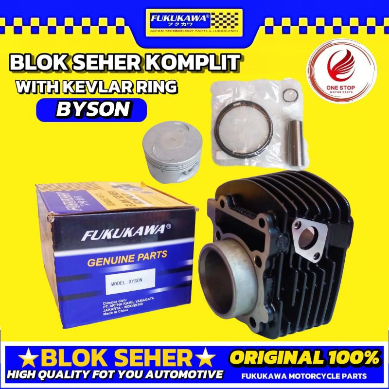 Jual Blok Seher Komplit Motor BYSON Original Ori Asli Fukukawa | Shopee ...