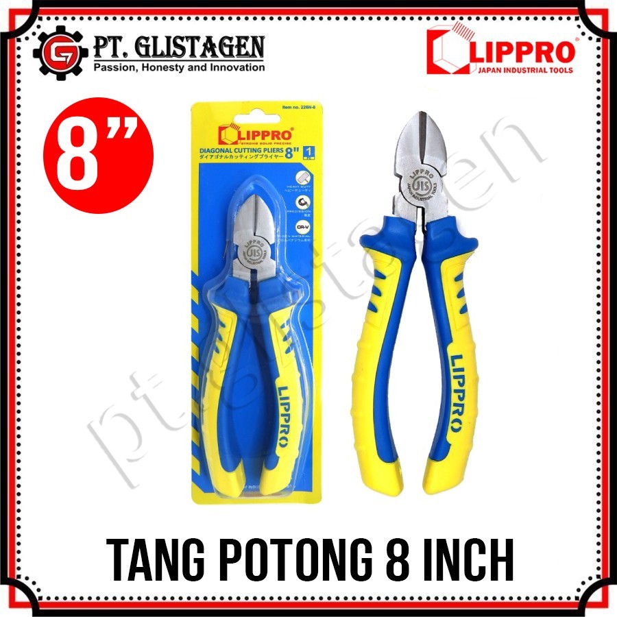 Jual Lippro 226N-8 Tang Potong 8" Diagonal Cutting Pliers 8inch ...