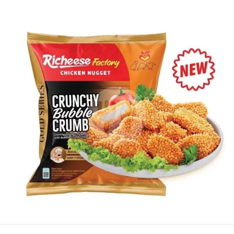 Jual Nugget Richeese crunchy bubble crumb 500gram | Shopee Indonesia
