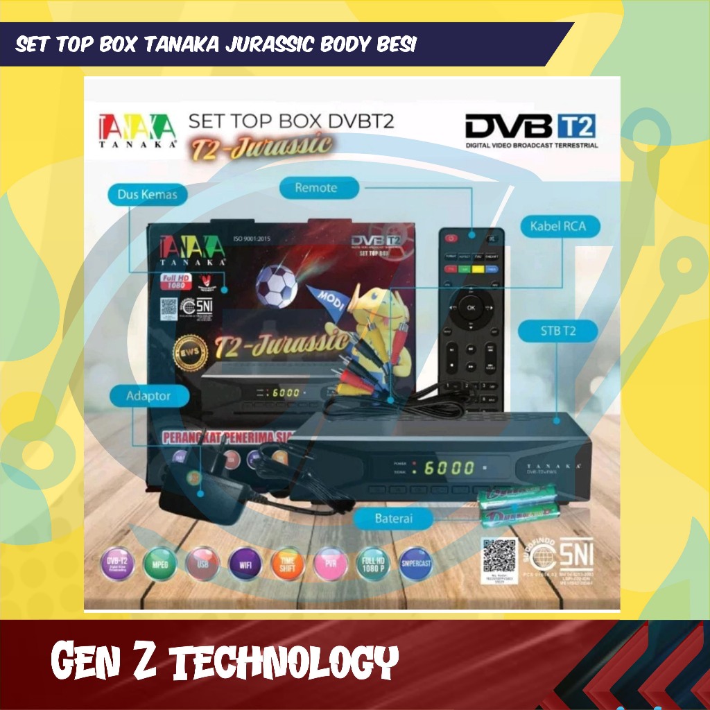 Jual set top box tanaka jurassic body besi | Shopee Indonesia