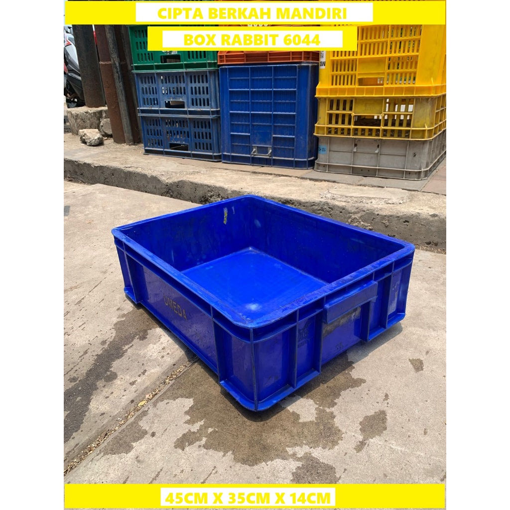 Jual Box Container wadah Industri Serbaguna / Box Rapat Rabbit 6044 Bak ...
