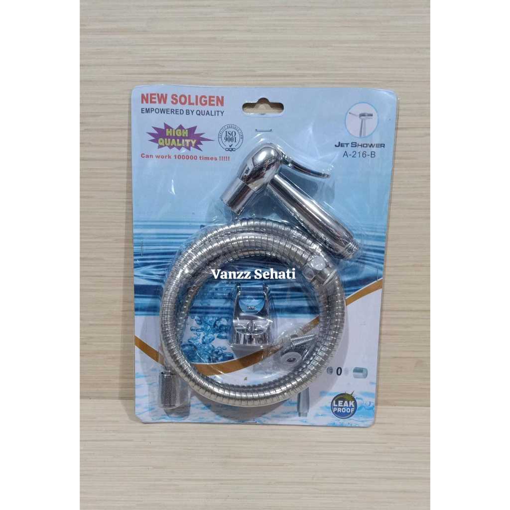 Jual Jet Shower Toilet Cebok SOLIGEN Chrome Stainless/Kloset bidet washer | Shopee Indonesia