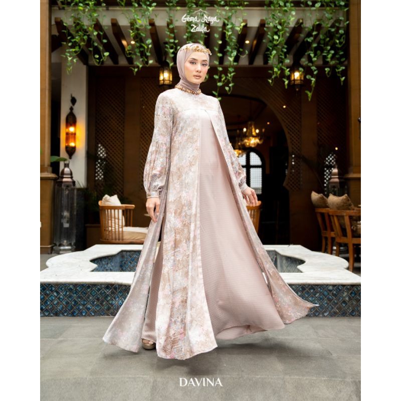 Jual DAVINA DRESS ZALIFA NON PAYET | Shopee Indonesia