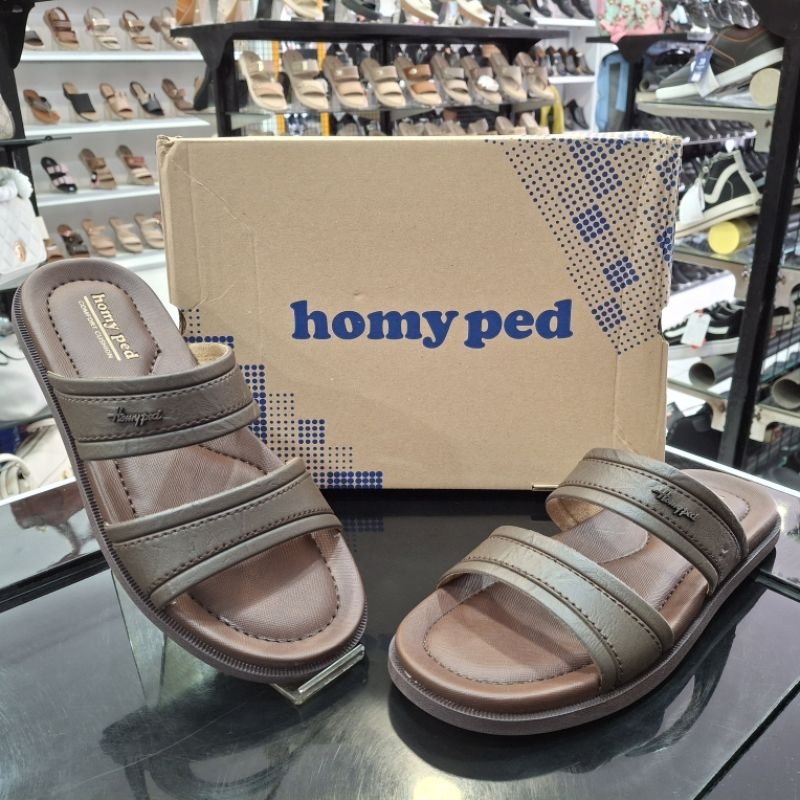 Jual HOMY PED Sandal Pria | Milito 02 | Kopi | Shopee Indonesia