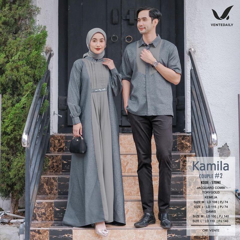 Jual KAMILA COUPLE BY VENTEDAILY | SARIMBIT PASANGAN GAMIS + KEMEJA ...