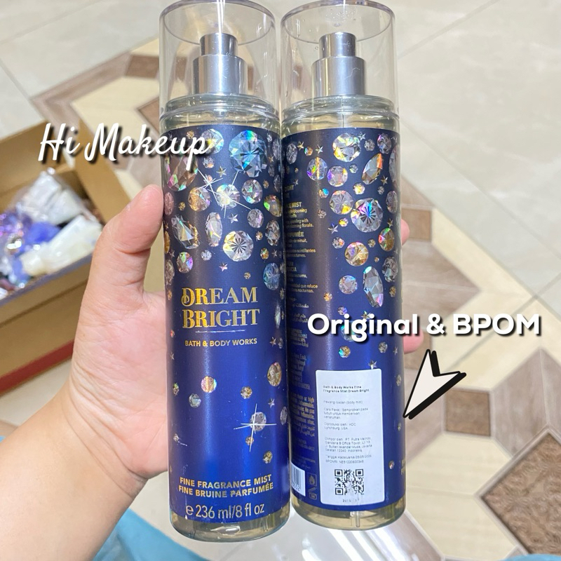 Jual Bath & body works Dream Bright Body mist Fragrance Mist | Shopee ...