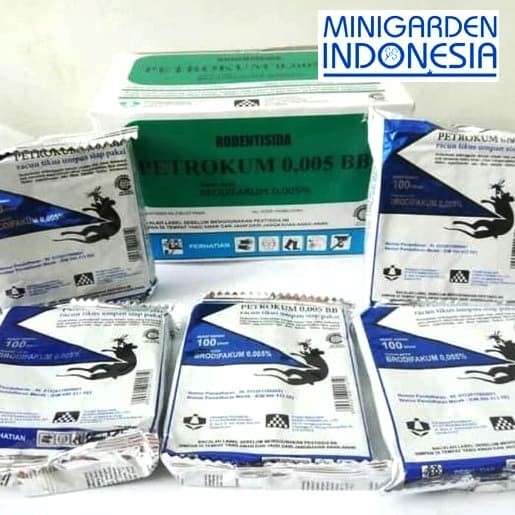 Jual Racun Tikus Petrokum 100 gram mati kering 0,005 BB insektisida ...