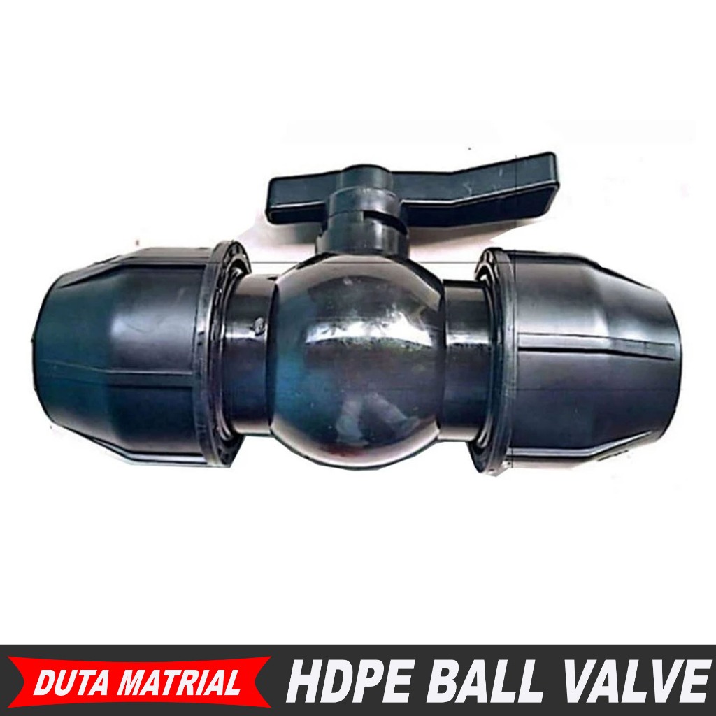 Jual Compression Stop Kran Air Ball Valve HDPE Union 1/2 inch 20 mm ...