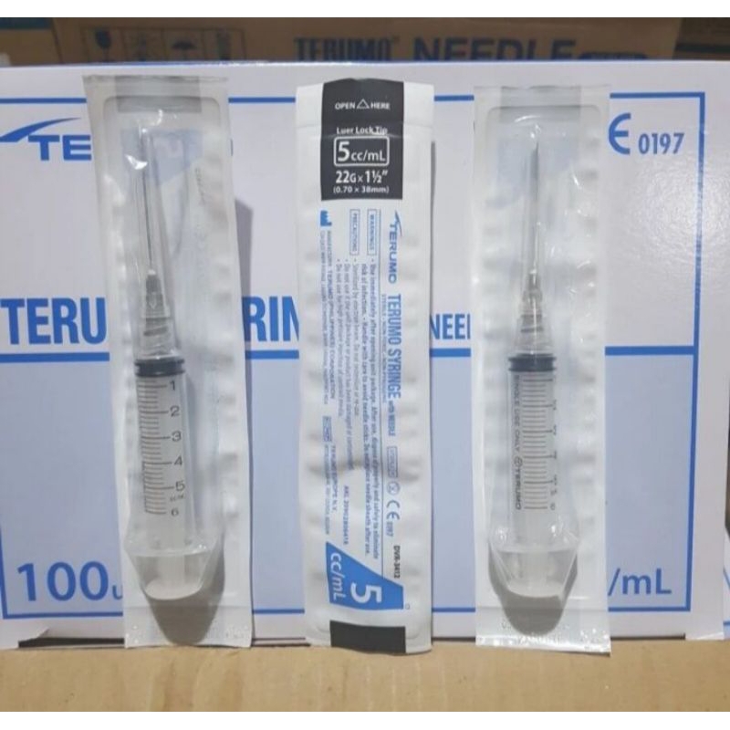 Jual Spuit Terumo Syringe 5Cc/Terumo Syringe 5 ml | Shopee Indonesia