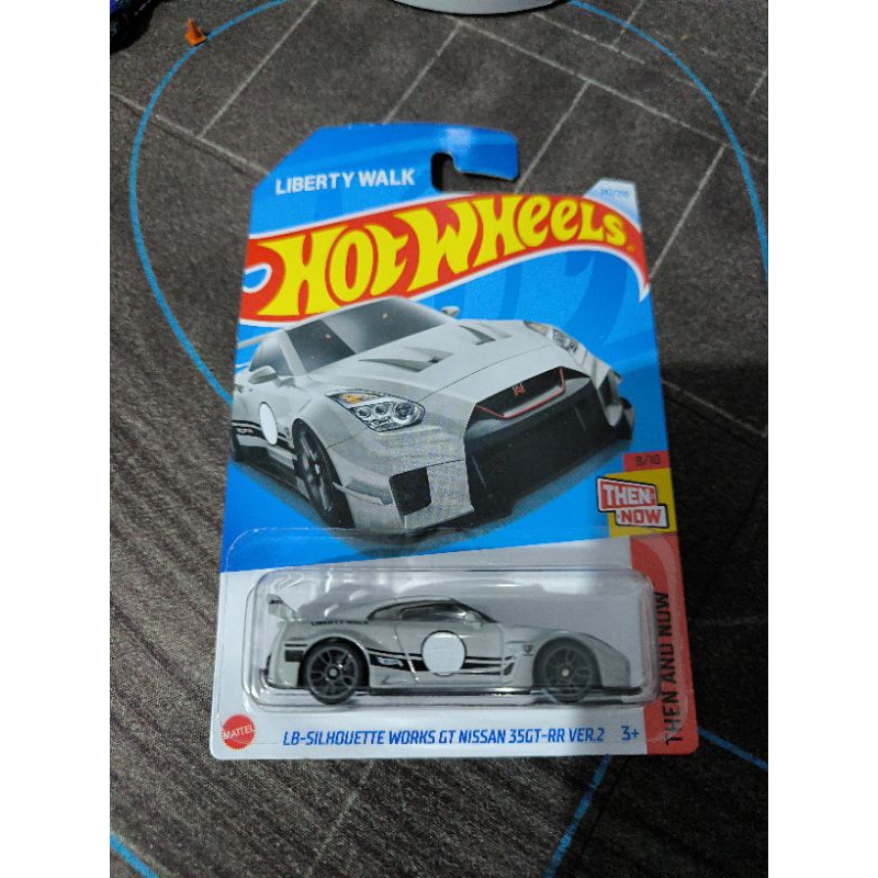 Jual Hotwheels Nissan R35 LBWK abu japan card | Shopee Indonesia
