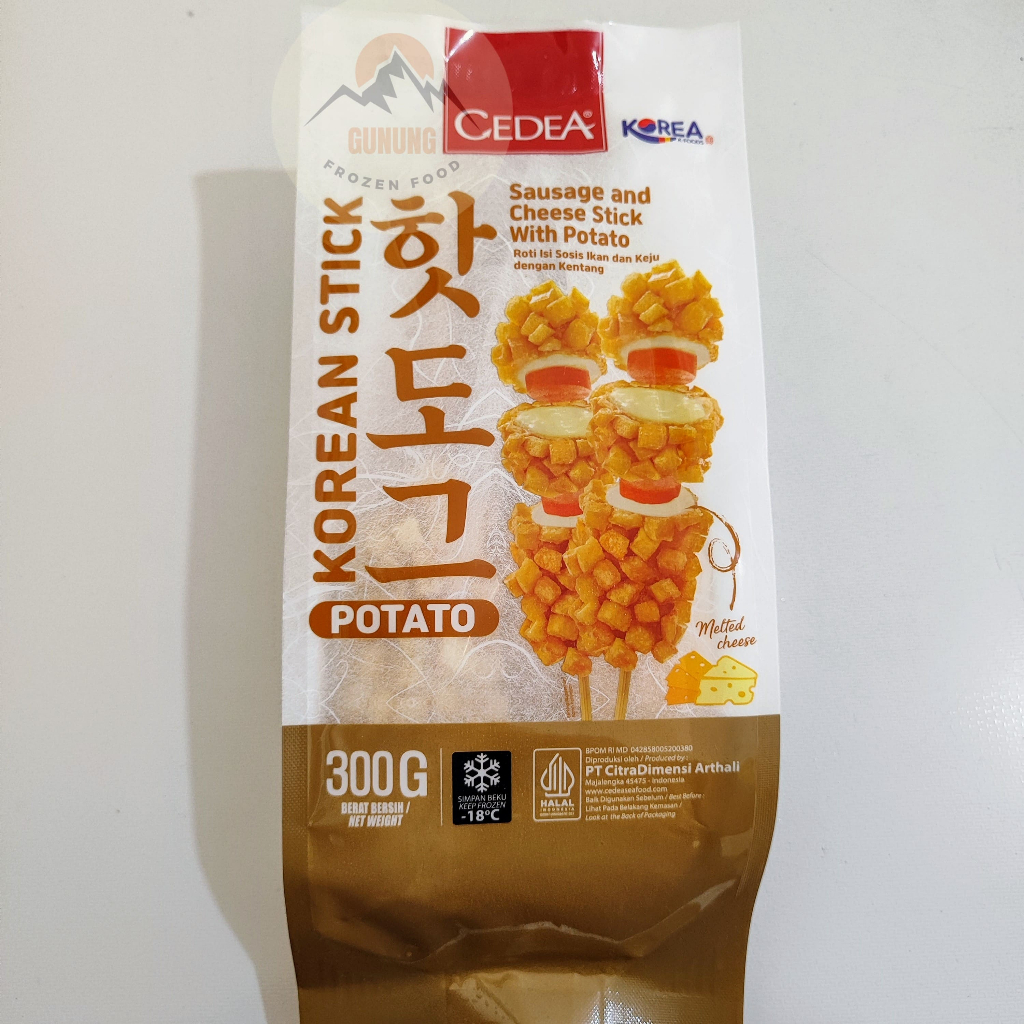 Jual Cedea Korean Stick Corndog Potato 300gr isi 3pcs | Shopee Indonesia