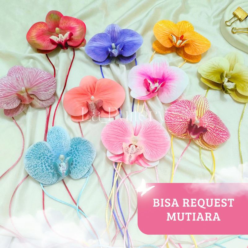 Jual Orchid Charm / Necklace Orchid / Kalung Bunga Anggrek / Gantungan ...