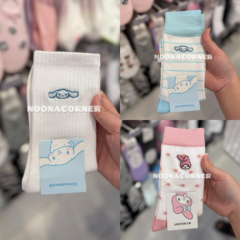Jual Miniso x Sanrio ‼️ Crew Socks / Kaos Kaki Panjang Sanrio ...
