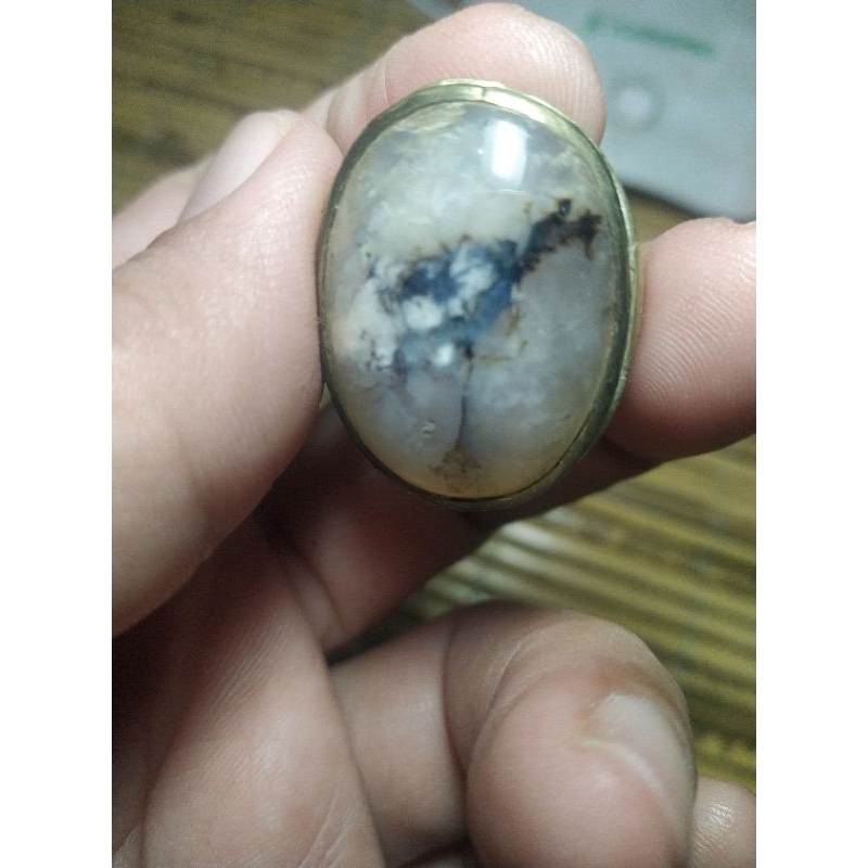 Jual Batu Akik Motif gambar Burung Bangau lagi berdiri satu kaki ...