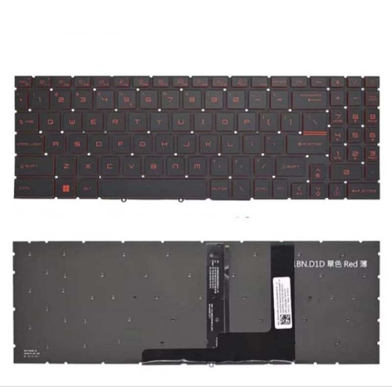 Jual Keyboard Laptop MSI Katana GF66 GF76 GL76 GL66 MS-1581 MS-1582 MS ...